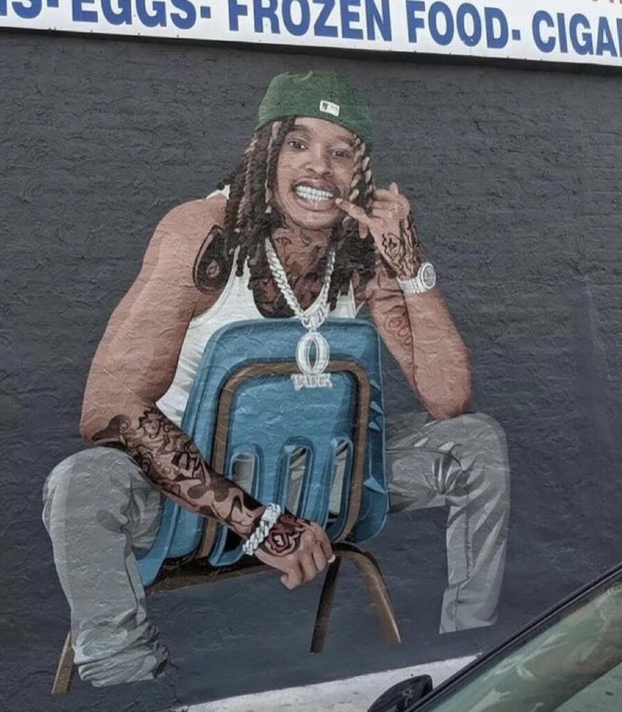 King Von Mural across from Parkway Gardens removed