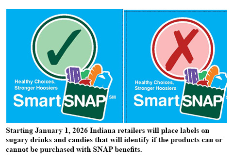 Indiana ban on junk food purchases with SNAP starts January 1